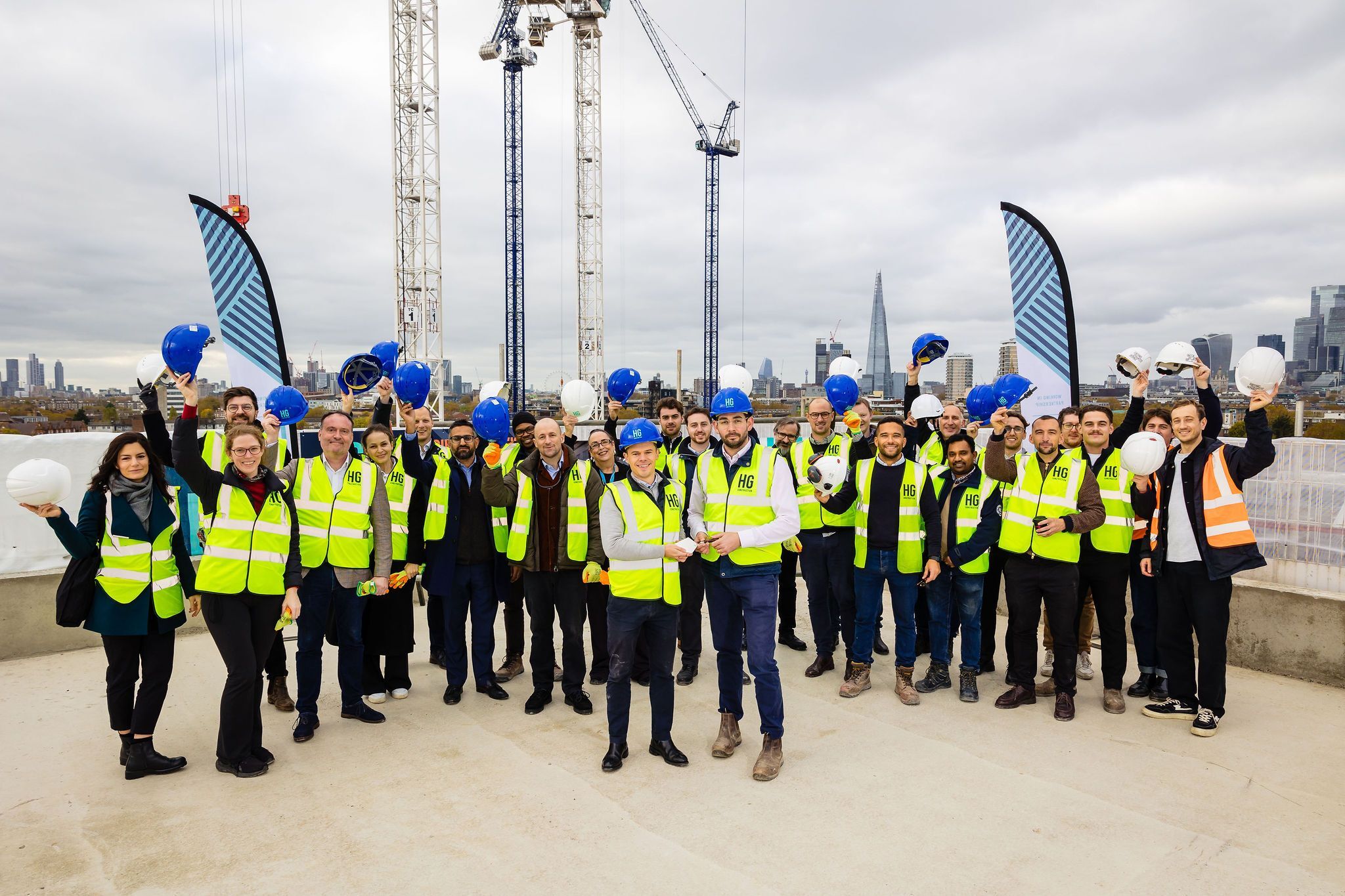 Project Milestone | Pall Mall Topping Out Ceremony - FLATT